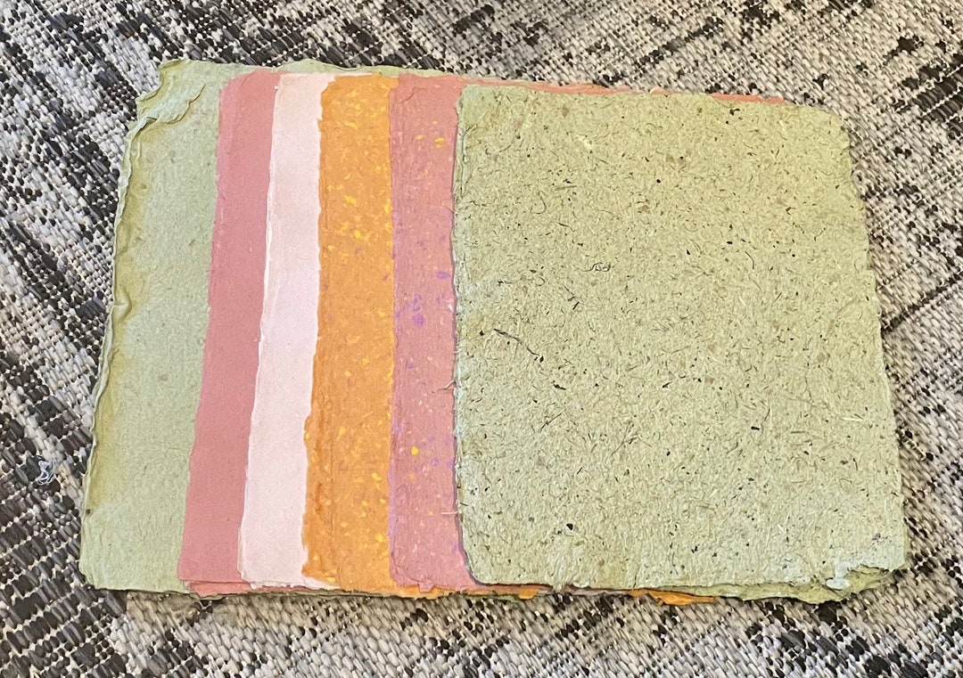 Handmade Paper 8x10 - Etsy