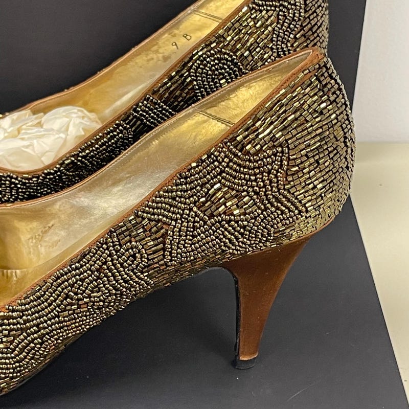 Beaded Heels - Etsy