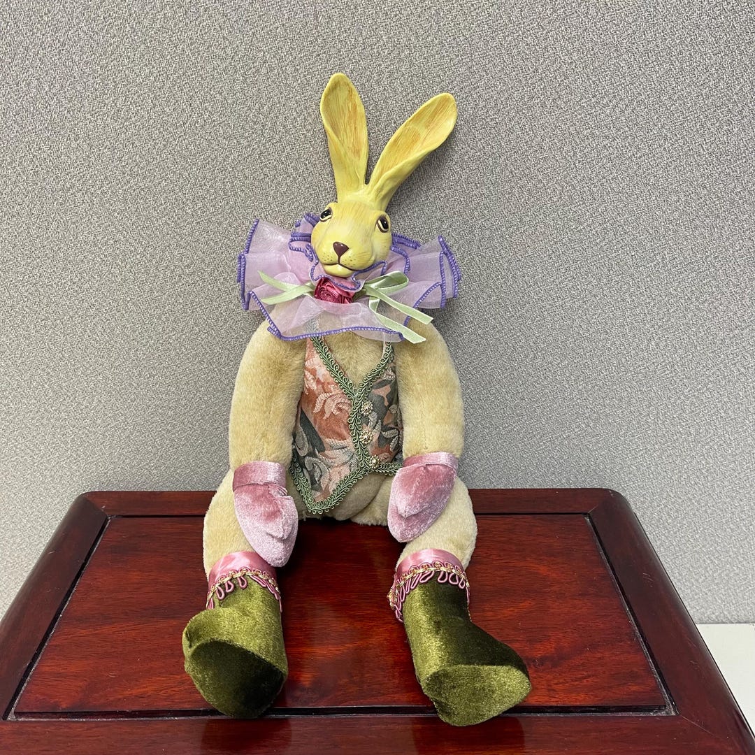 Rabbit Doll Arms Legs Move at Joints 19” - Etsy