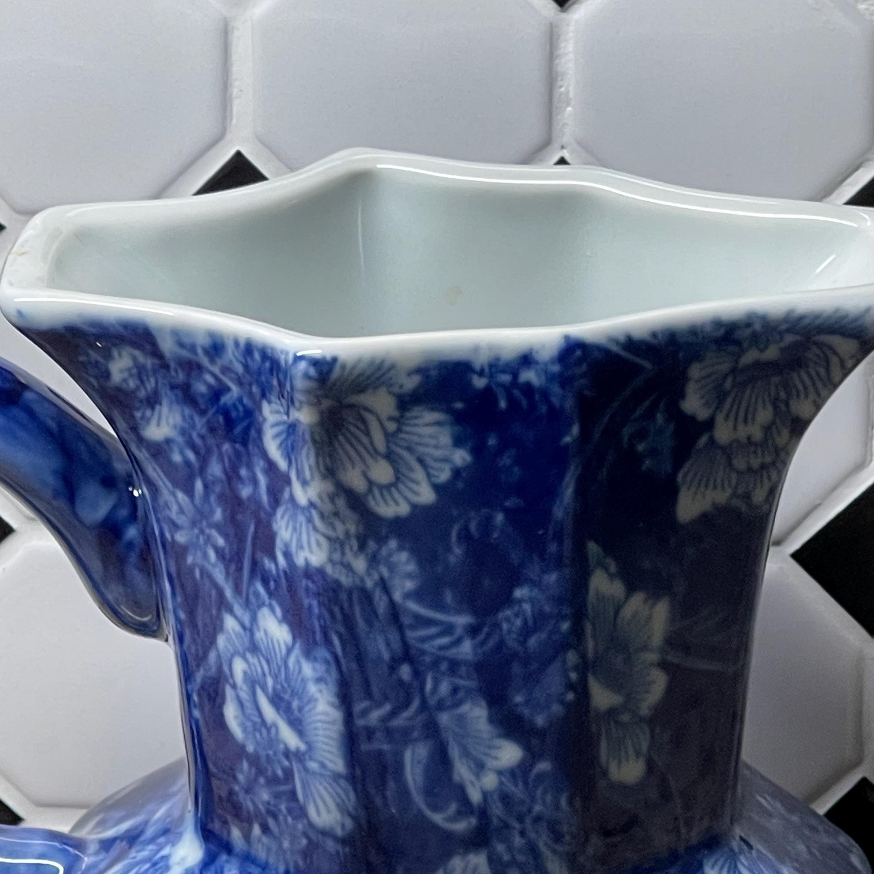 Victoria Ware Ironstone Blue and White Floral Jug Tableware - Etsy