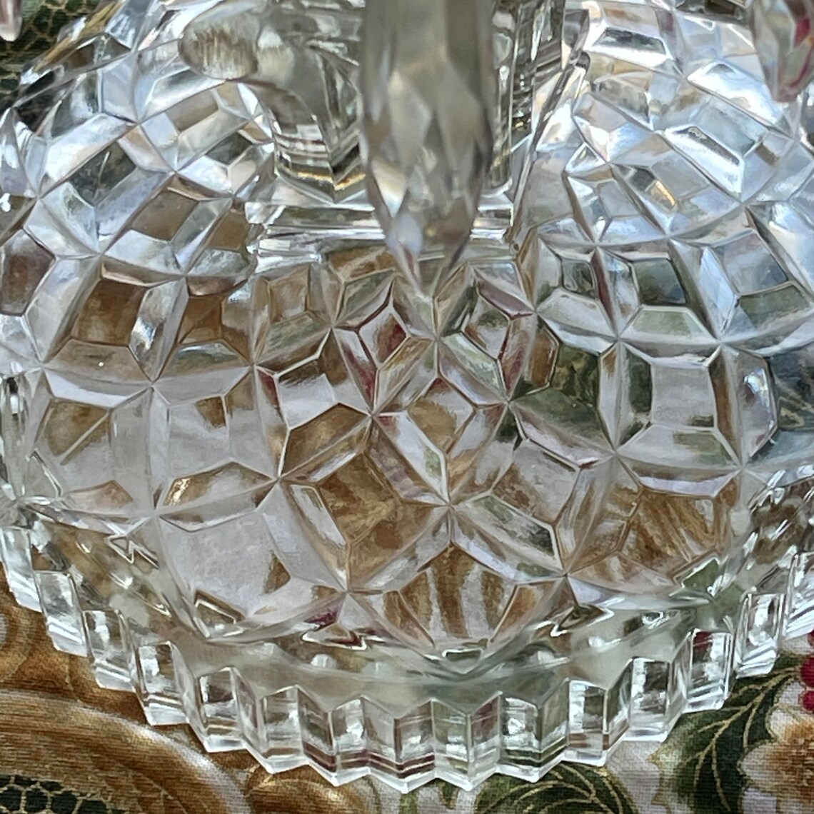 French Country Victorian Candle Labra With Prisms Set of Two - Etsy