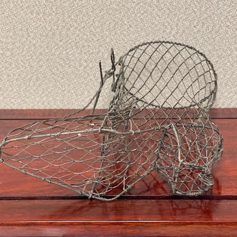 Wire Mesh High Healed Boot Rustic Decor - Etsy