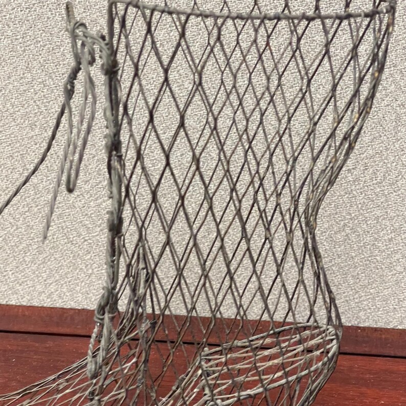 Wire Mesh High Healed Boot Rustic Decor - Etsy