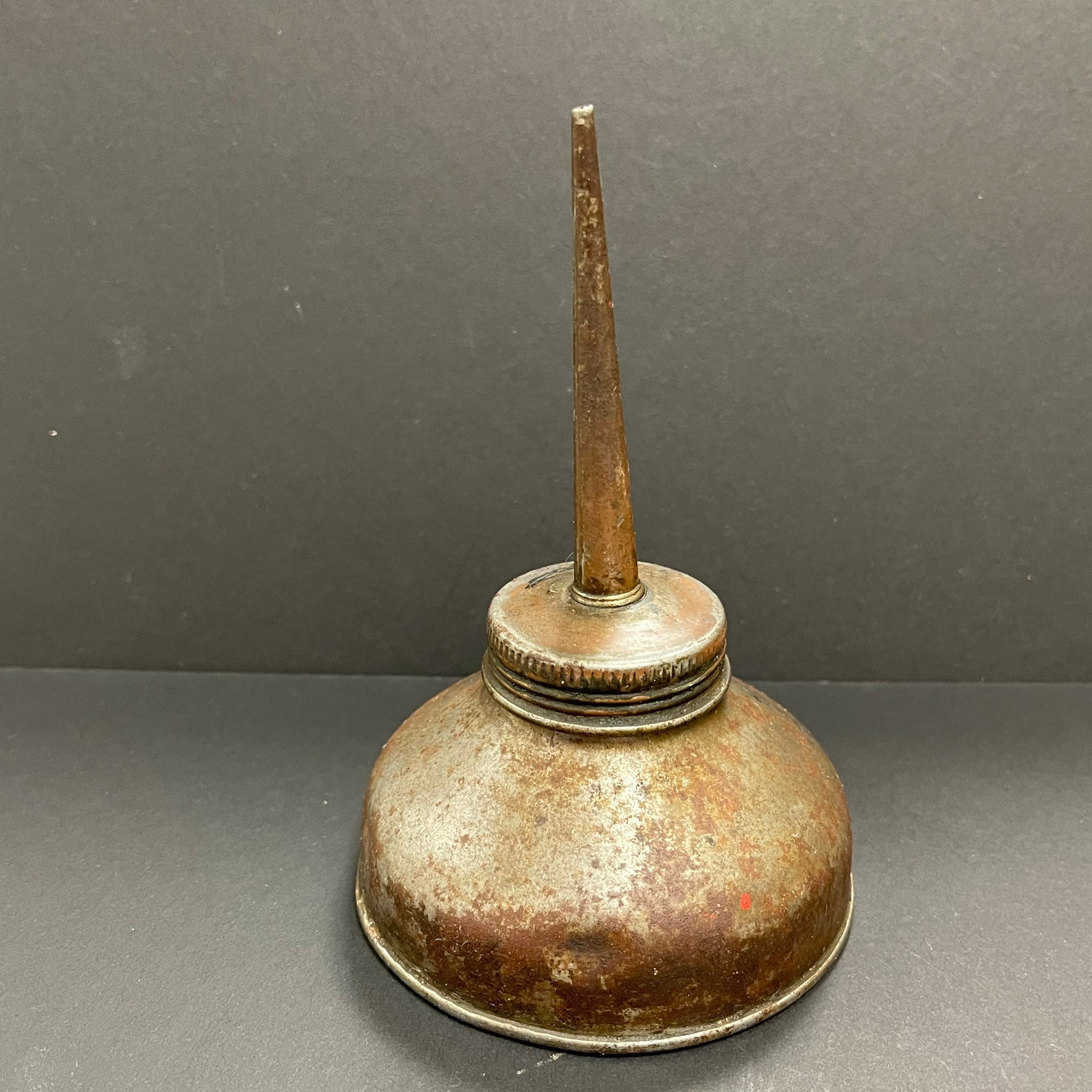 Vintage Oil Dispenser/ Thumb Oiler Small / Collector 5 1/4” Tall 3 1/2 ...