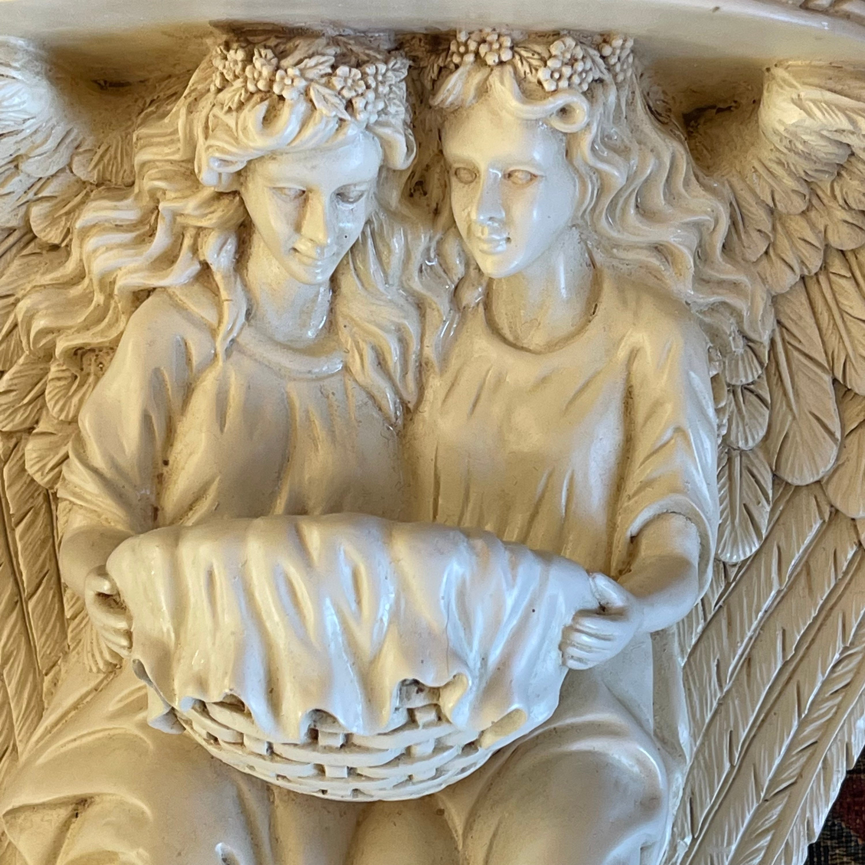 Angles Shelf / Cherub / Home Decor Shelves TWO ANGELS - Etsy