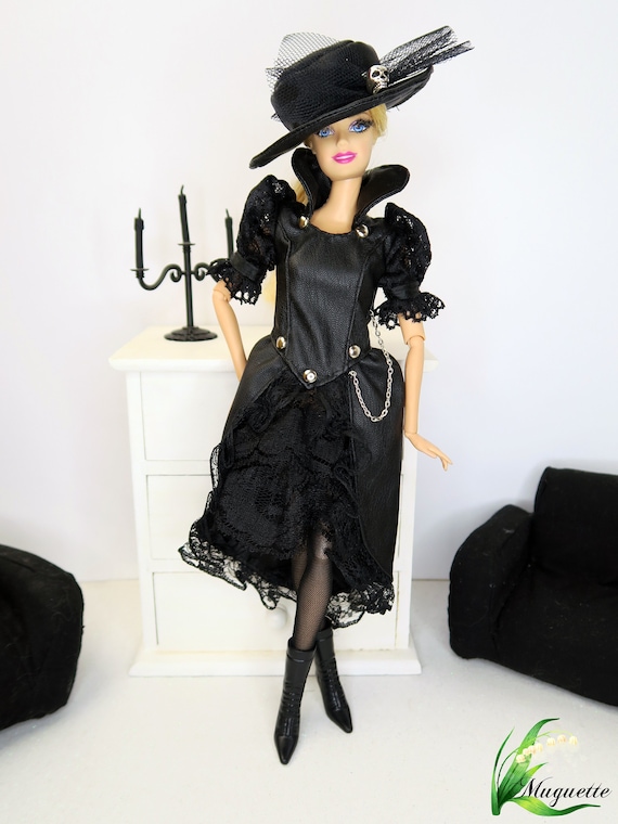 Gotische Barbie Puppen Wanda (Limited Edition) RubyRedToys