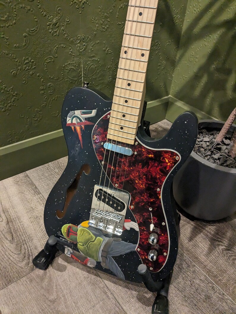 Custom Painted bounty Hunter Thinline Tele Build - Etsy