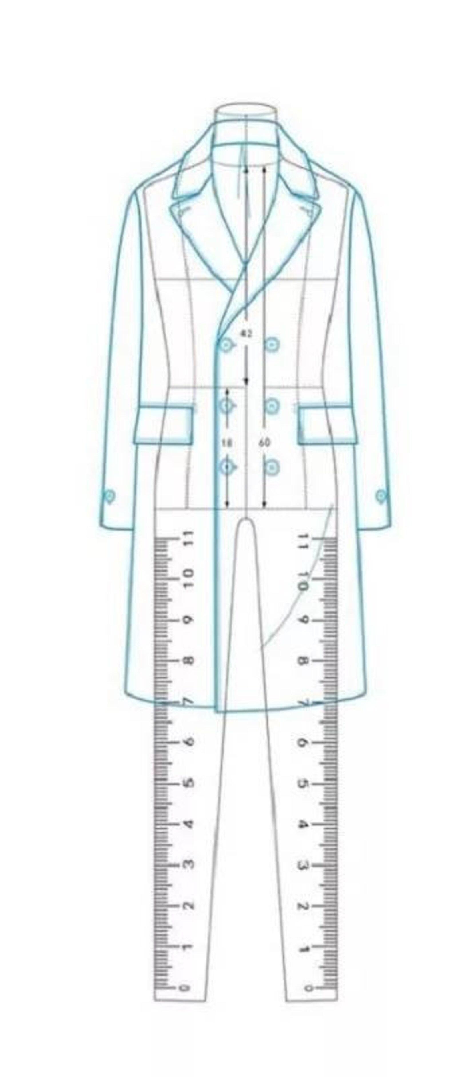 Fashion Drawing Ruler Manequin Ruler Designer Ruler Pattern | Etsy