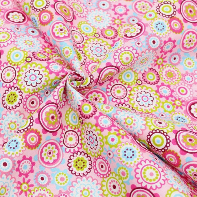 Flower Fat Quarters, 5 Piece 40x50cm/15,7x19.7inch, 100% Cotton Fabric ...