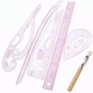7pcs/set French Curve Ruler, Pattern Making Ruler, Tailor Ruler ...