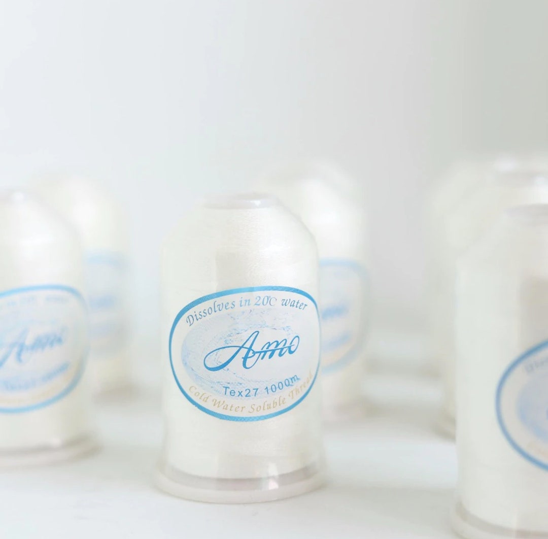 Water Soluble Thread Wash Away Thread Sewing Thread White - Etsy