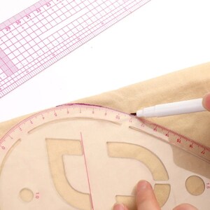6pcs/set French Curve Ruler, Pattern Making Ruler, Tailor Ruler ...
