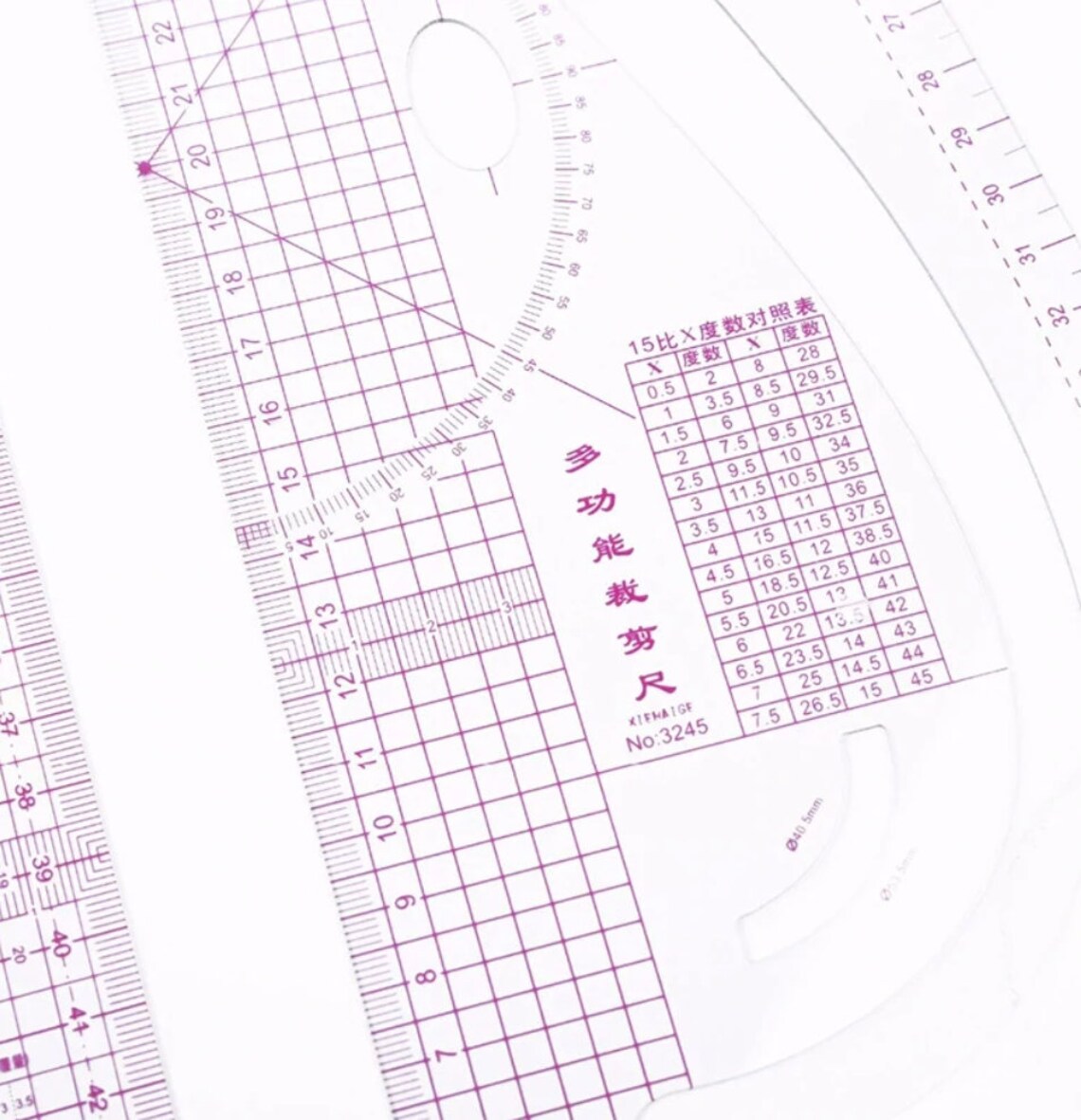 7pcs/set French Curve Ruler Pattern Making Ruler Tailor | Etsy