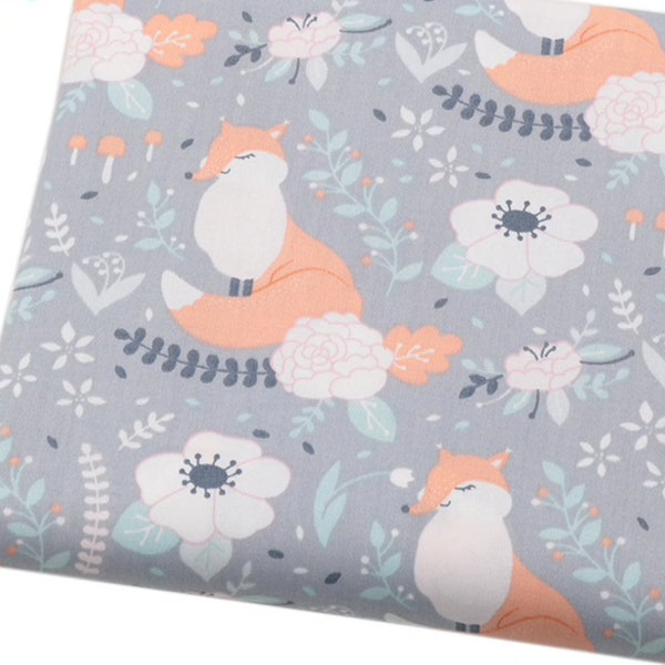 Woodland Nursery Fabric - Etsy