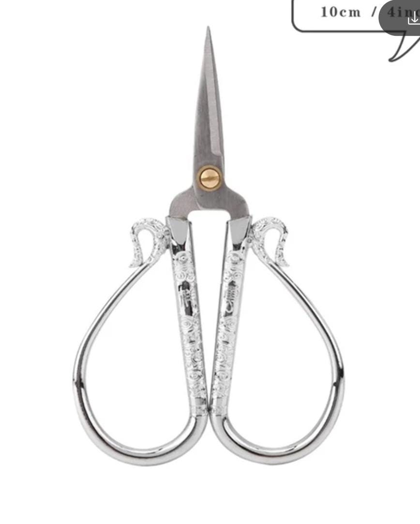 Needle Work Scissors Craft Embroidery Scissors Vintage Scissors Antique ...