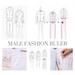 Fashion Drawing Ruler, Manequin Ruler, Designer Ruler, Pattern Making ...