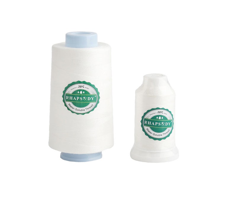 Water Soluble Thread, Wash Away Thread Sewing Thread, White Thread 1000 ...