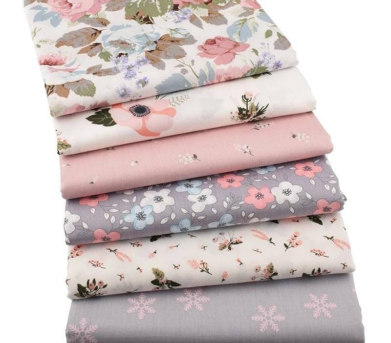 Pink Bundle of 8pcs 100% Cotton Fabric Cuts Sized 50x40cm - Etsy