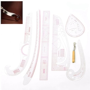 7pcs/set French Curve Ruler, Pattern Making Ruler, Tailor Ruler ...