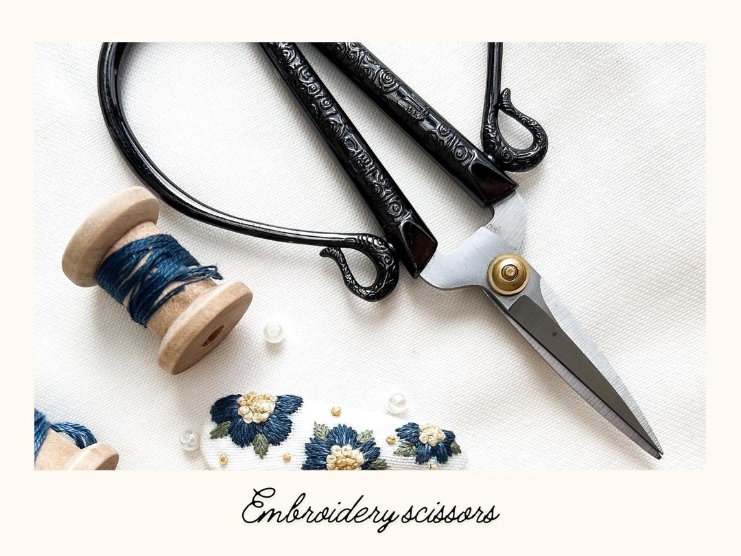 Needle Work Scissors Craft Embroidery Scissors Vintage Scissors Antique ...