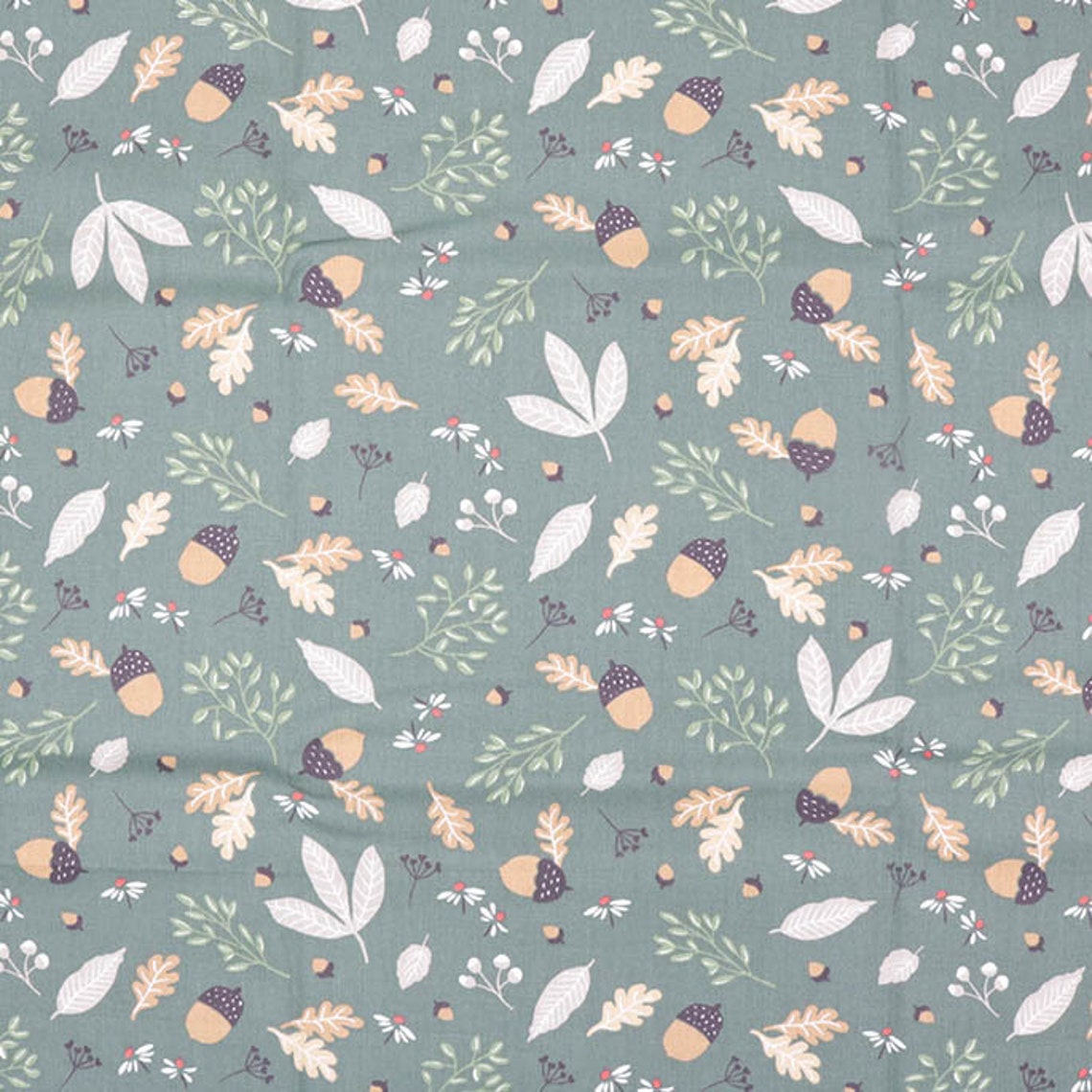 Autumn Fabric Fall Fabric Thanksgiving Fabric Fabric by the | Etsy