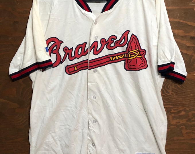 Vintage Atlanta Braves 1980s MLB Baseball Sports Jersey Shirt - Etsy