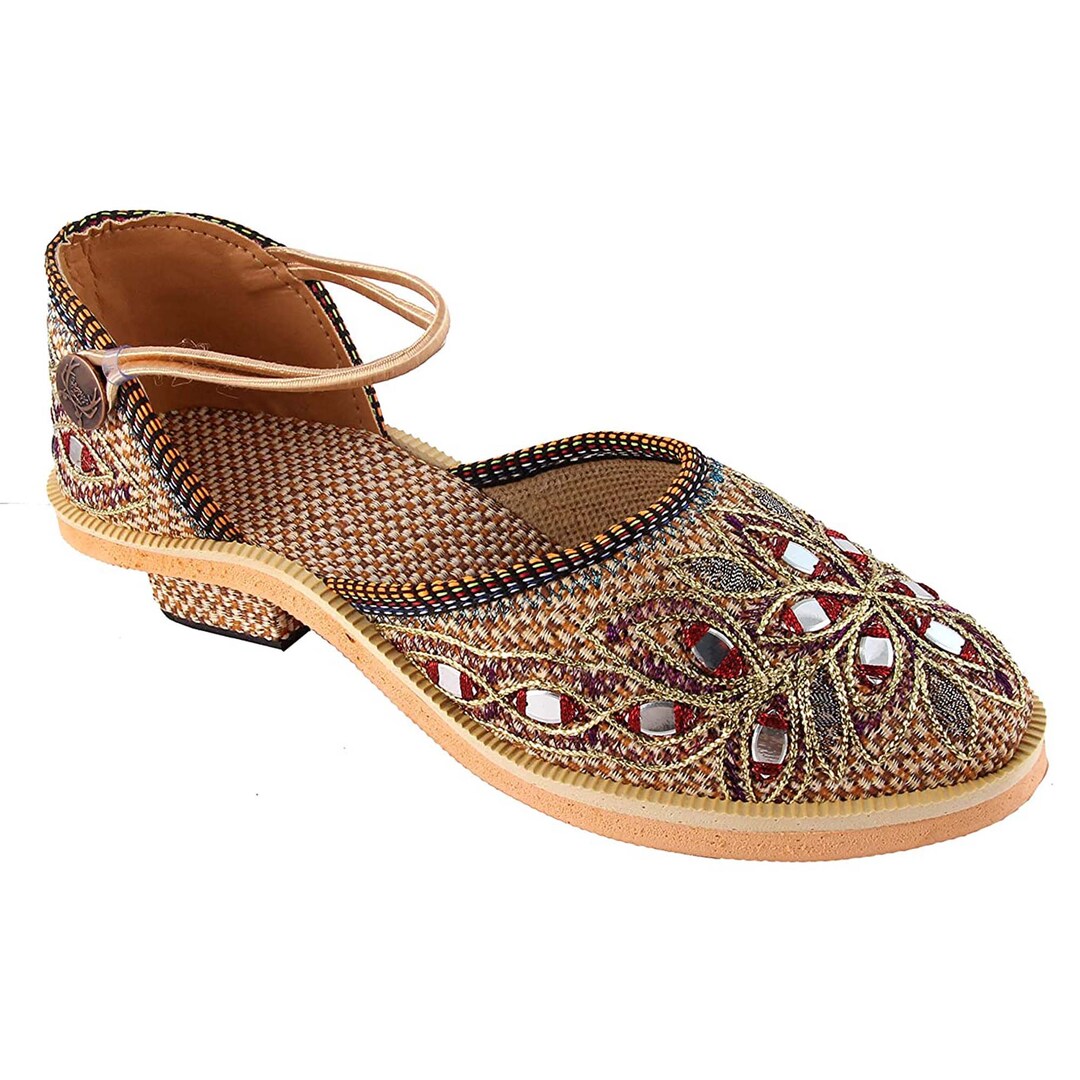 Indian Slipper Sandal Indian Shoeswomen's Shoes - Etsy