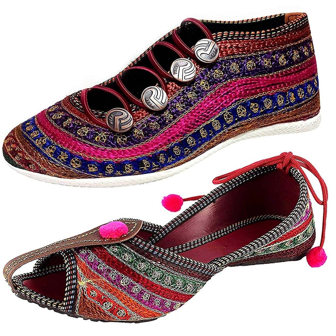 Indian Slipper Sandal Indian Shoeswomen's Shoes - Etsy