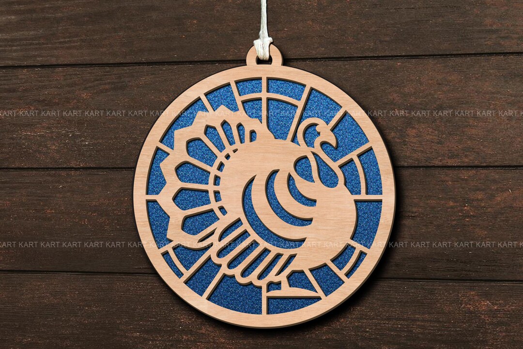 Turkey Suncatcher Svg, Fall Ornament Svg, Thanksgiving Sun Catcher Svg ...