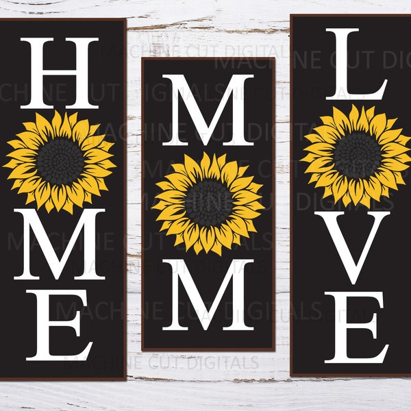 Sunflower Vertical Mom Svg - Etsy
