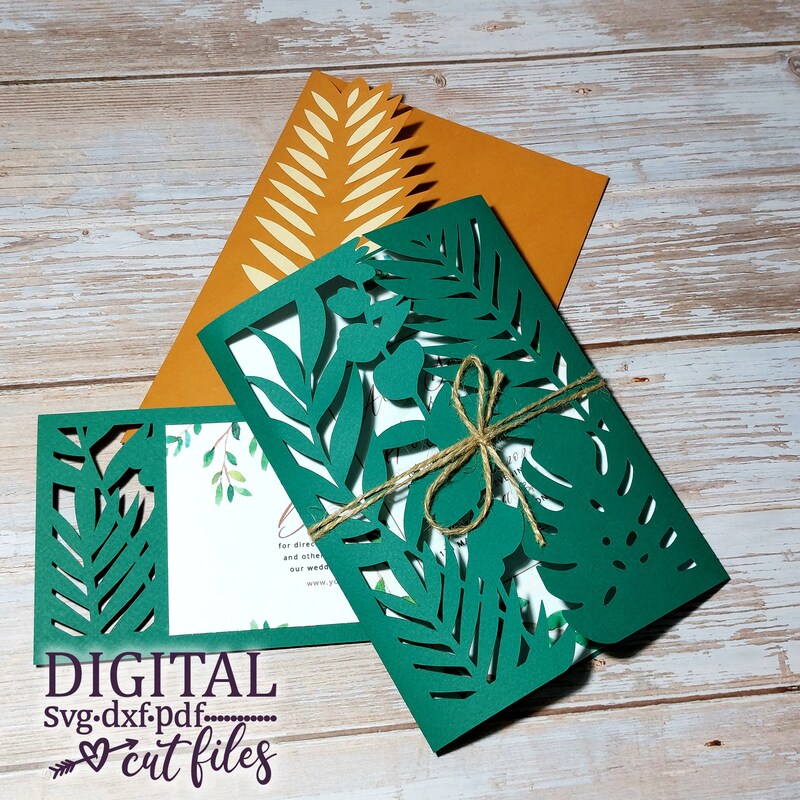 Leaf Invitation - Etsy