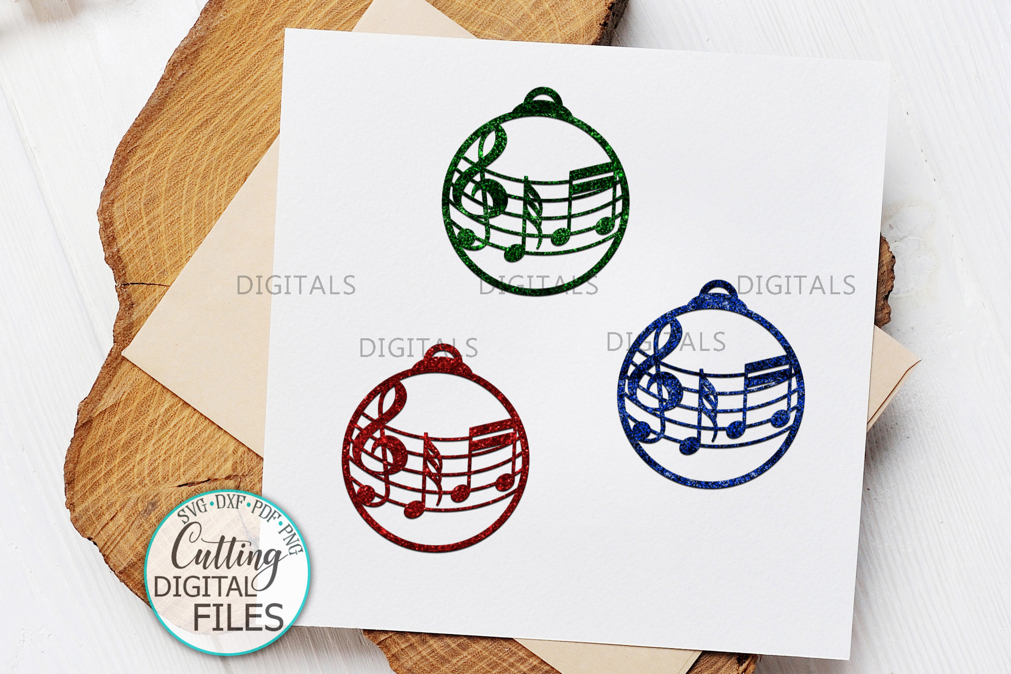 Christmas Tree With Music Notes Hanging Ornaments Decoration - Etsy