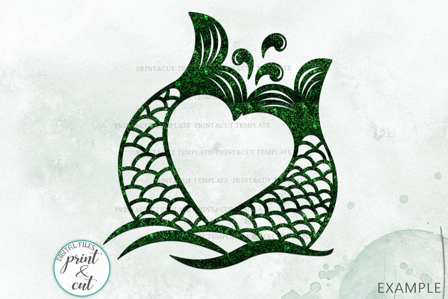 Mermaid Tails Heart Svg Mermaid Tail Svg Fish Tail Svg - Etsy