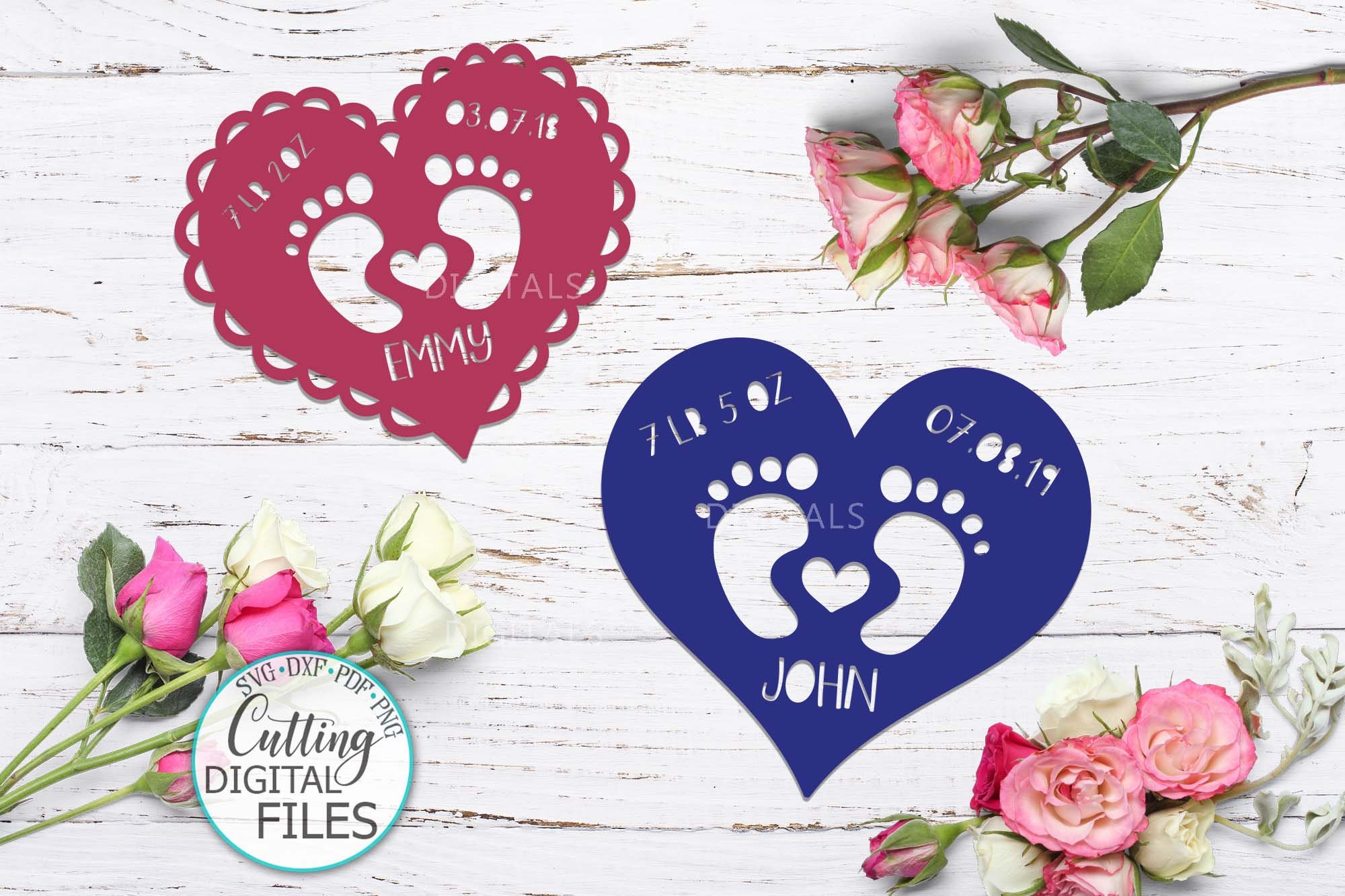 Baby Tag Svg Hanging Ornament Svg Laser Cut Glowforge Svg - Etsy