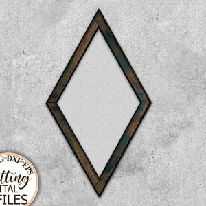 Frames Bundle Svg Laser Cut File for Glowforge, Diamond Frame Svg ...