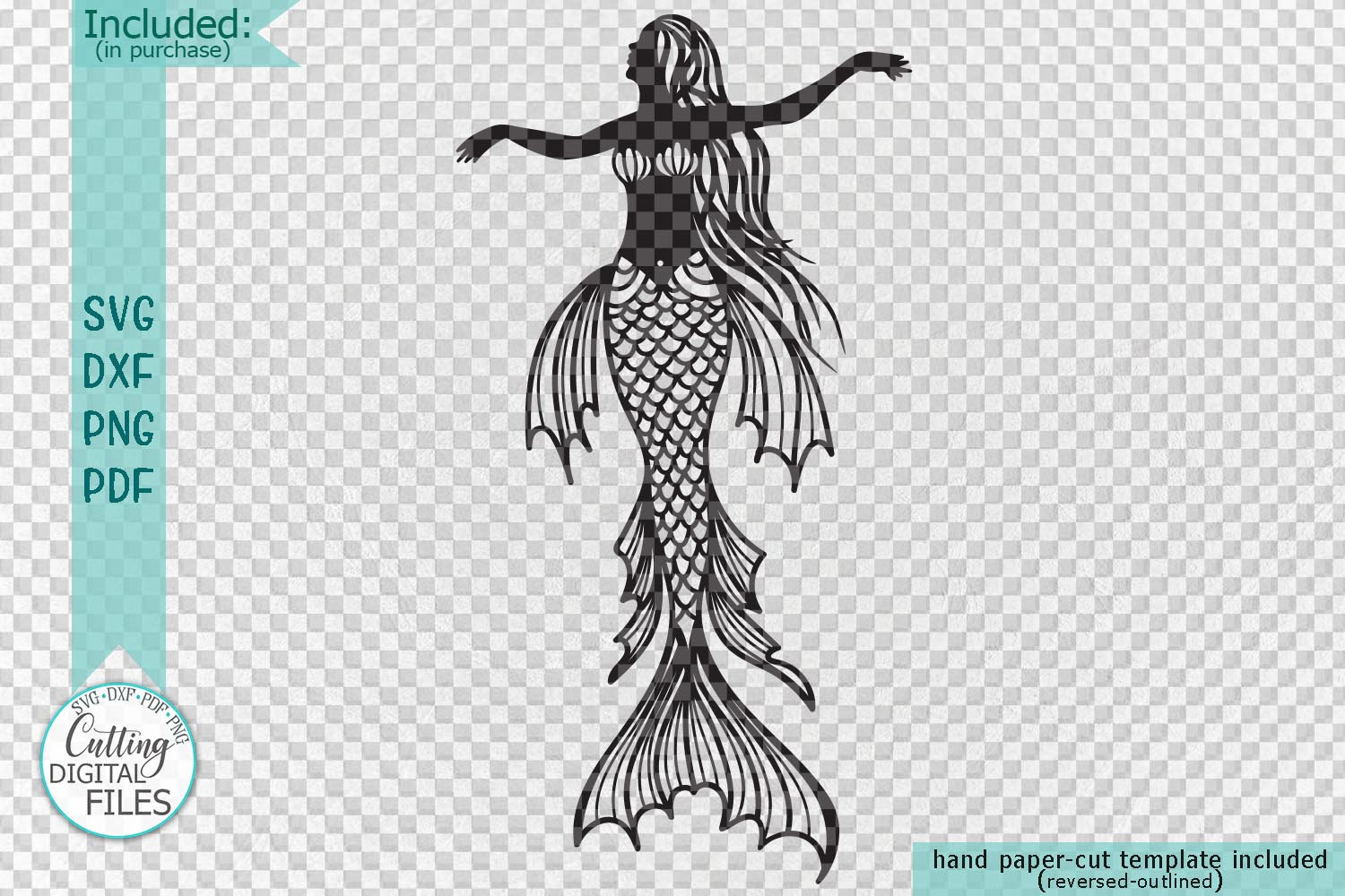 Mermaids Bundle Svg Laser Cut File for Glowforge Dxf - Etsy