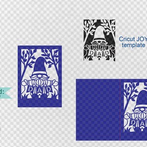 Gnome Fathers Day Card Svg, Gnome Dad Birthday Card Svg, Cricut Joy ...