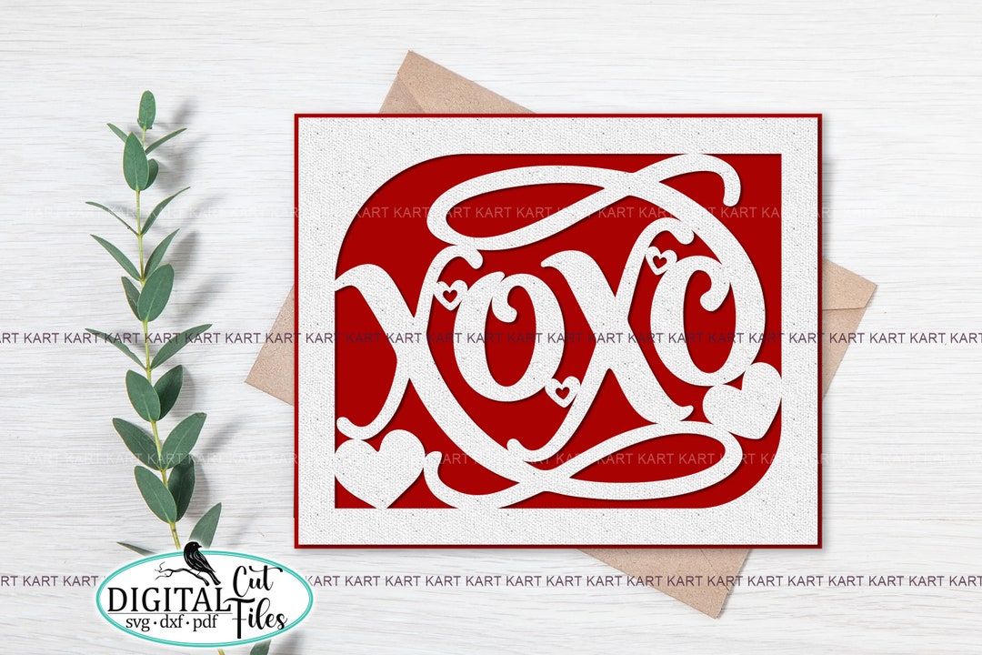 Valentines Day Insert Card SVG, Valentine Card Svg, Simple Card Svg ...