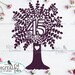 45 Annyversary Tree Svg, Family Tree Svg, Hand Drawn Svg, Floral Tree ...