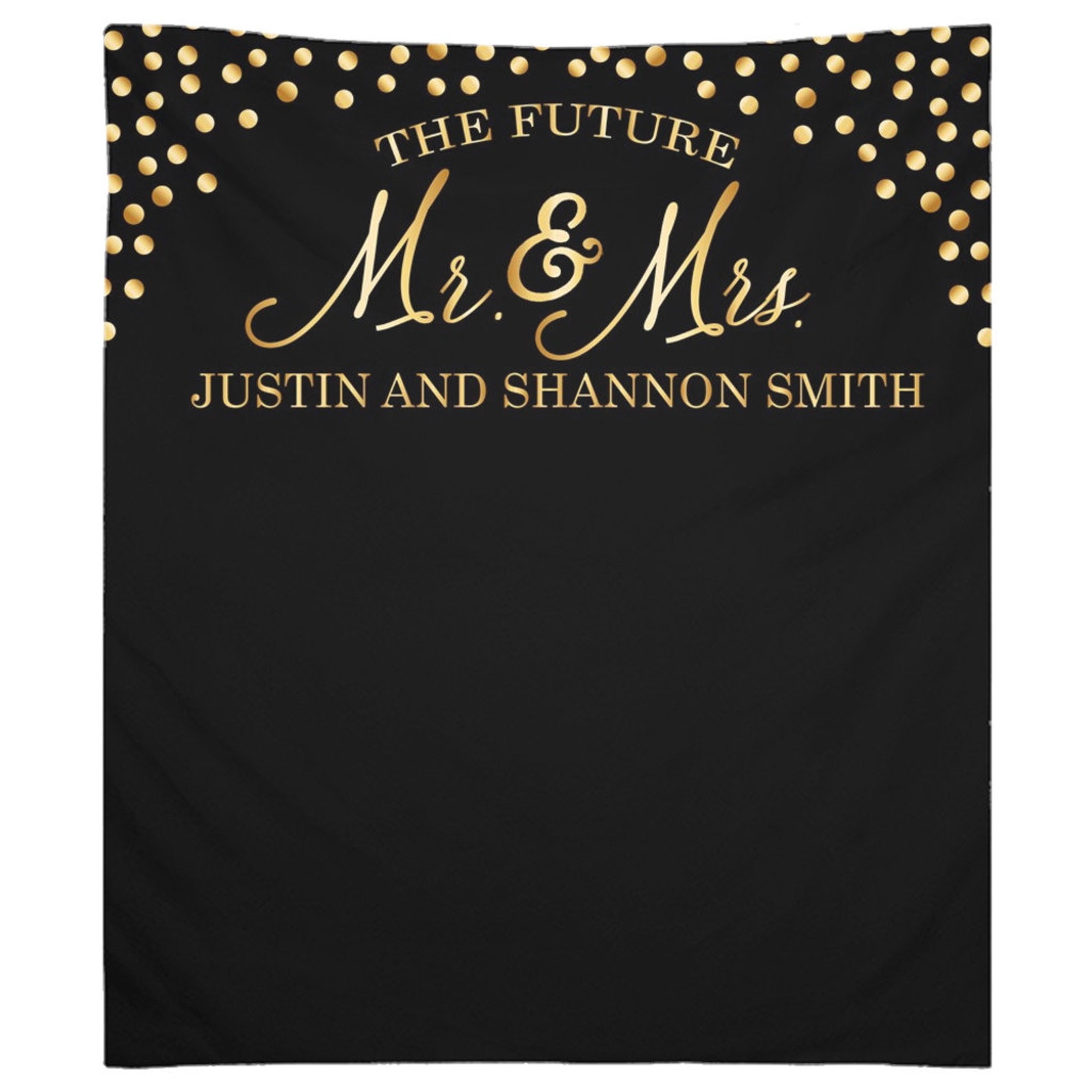 Gold Engagement Backdrop Photo Booth Custom Wedding | Etsy