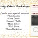 Custom Backdrop Decorations Customized Baby Shower & Birth Announcement ...