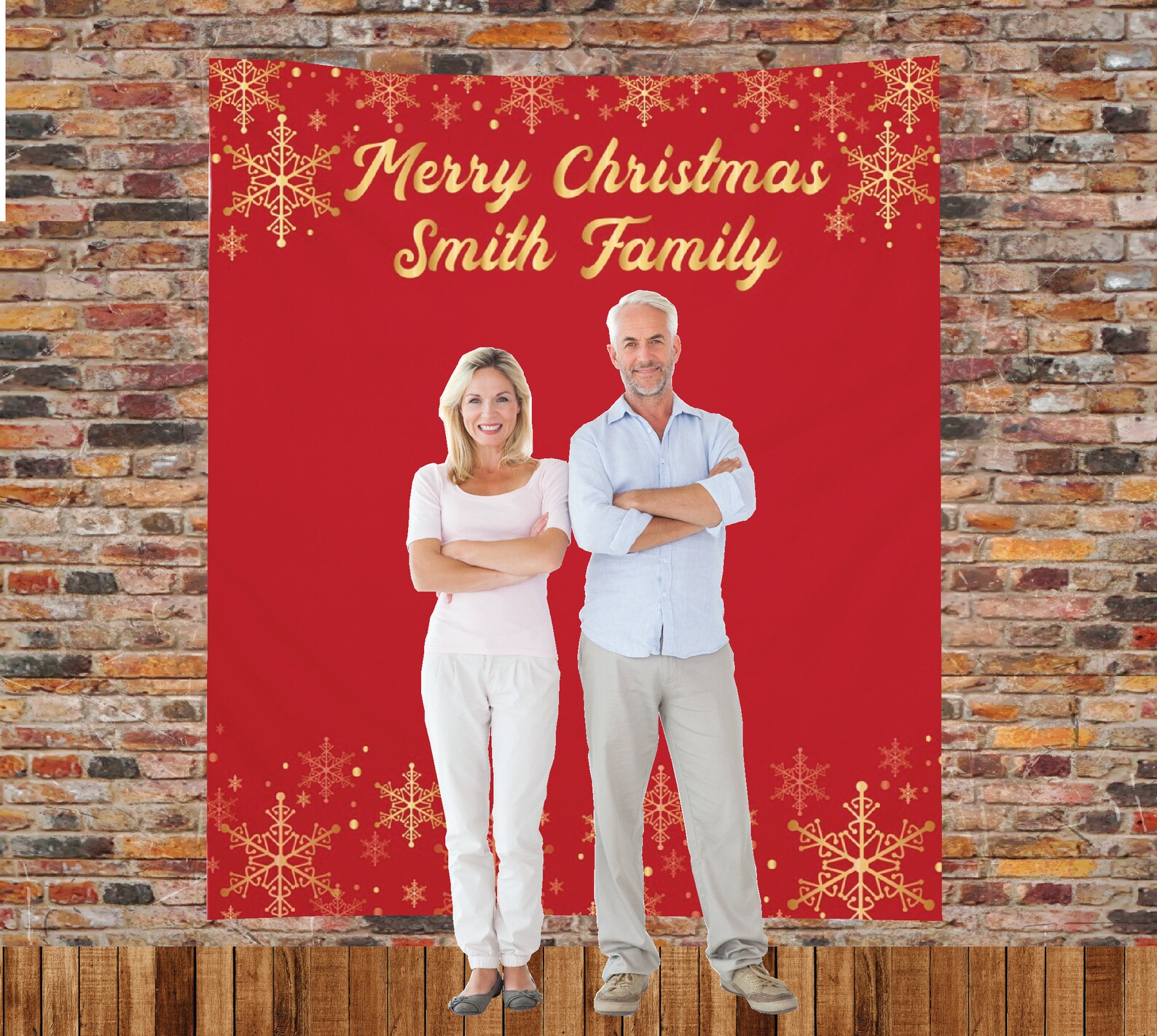 Christmas Backdrop Custom Holiday Party Backdrop Photo | Etsy