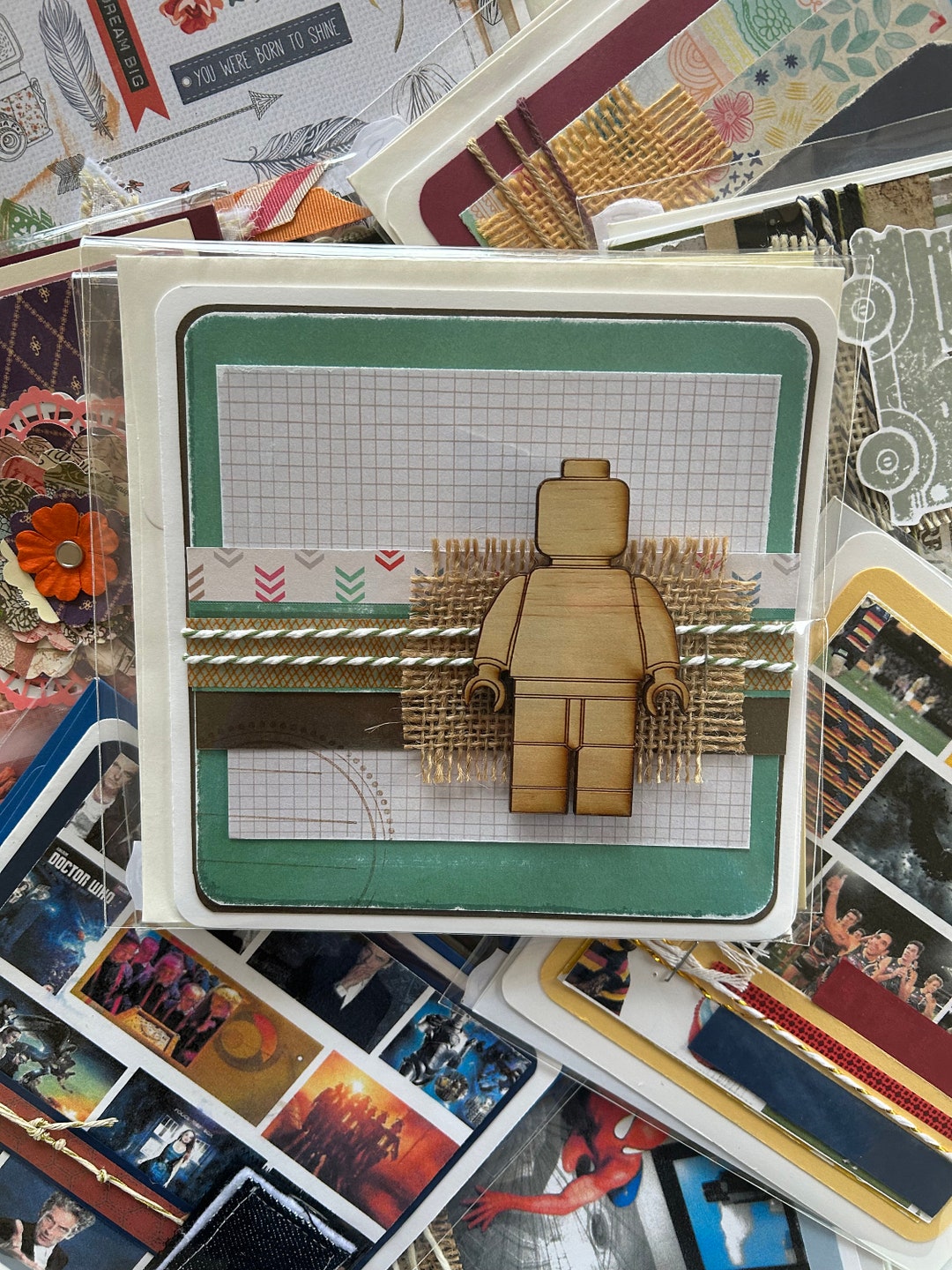 Handmade Greeting Card Popular Figurine Fun - Etsy