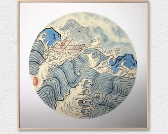 Sumi Ink Painting - Etsy