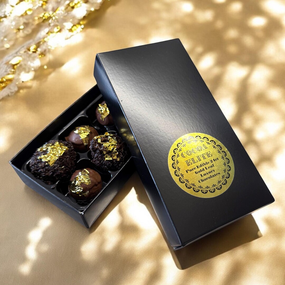 Luxury Milk and Dark Chocolates Hand Crafted With Pure 24k Edible Gold ...