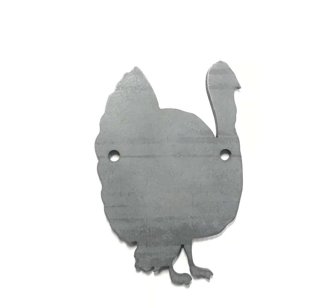 AR500 Steel Turkey Silhouette Target Gong 8"x 12"x 3/8" - Etsy