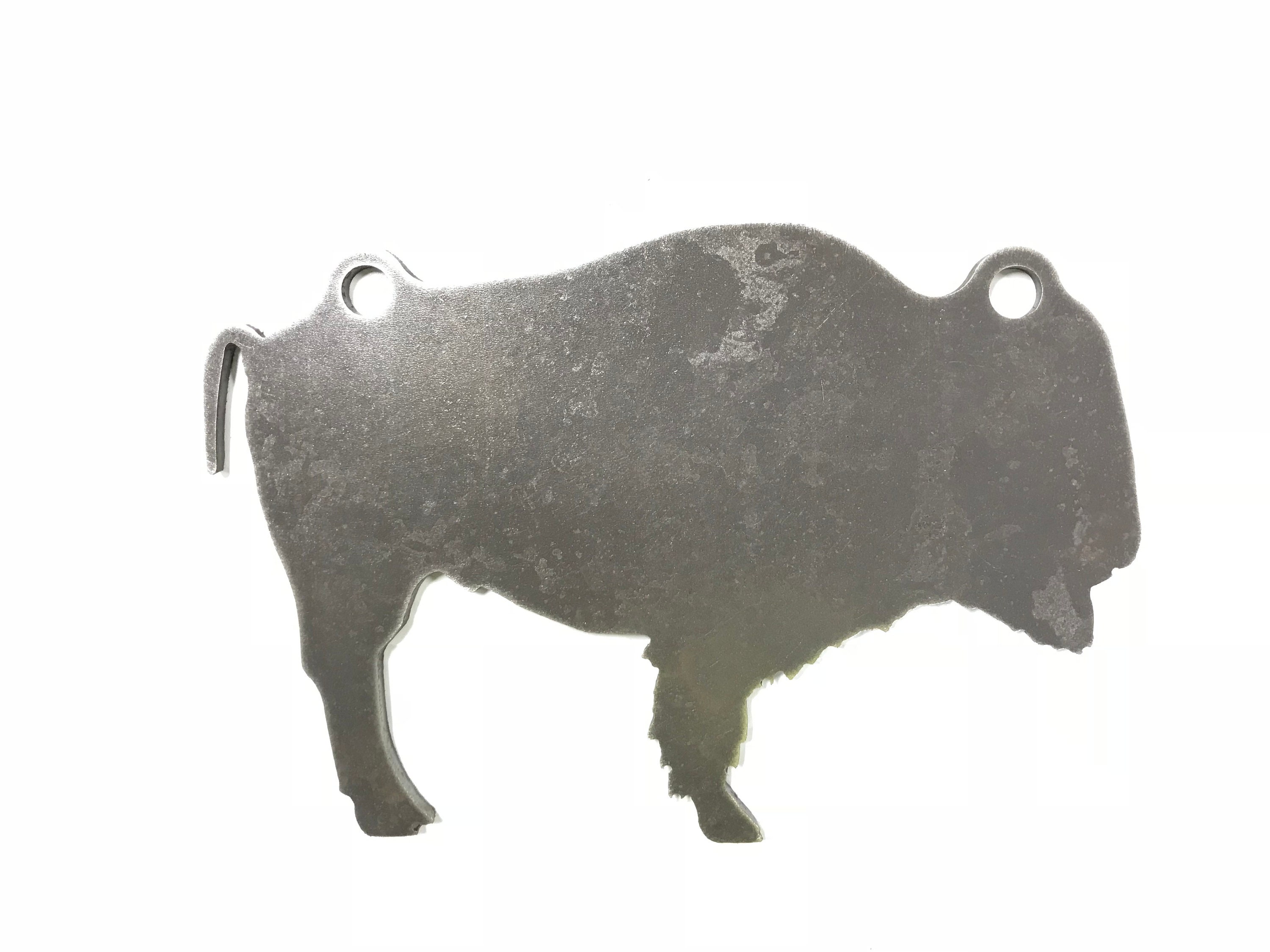 AR500 Bison Buffalo Silhouette Animal Steel Target Gong 12" X 8" - Etsy