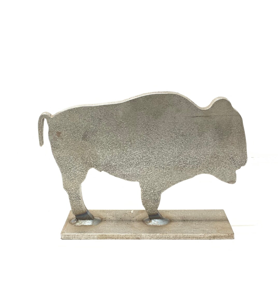 AR500 Buffalo Bison Silhouette Animal Steel Knock-over Target 12"x 8"x ...