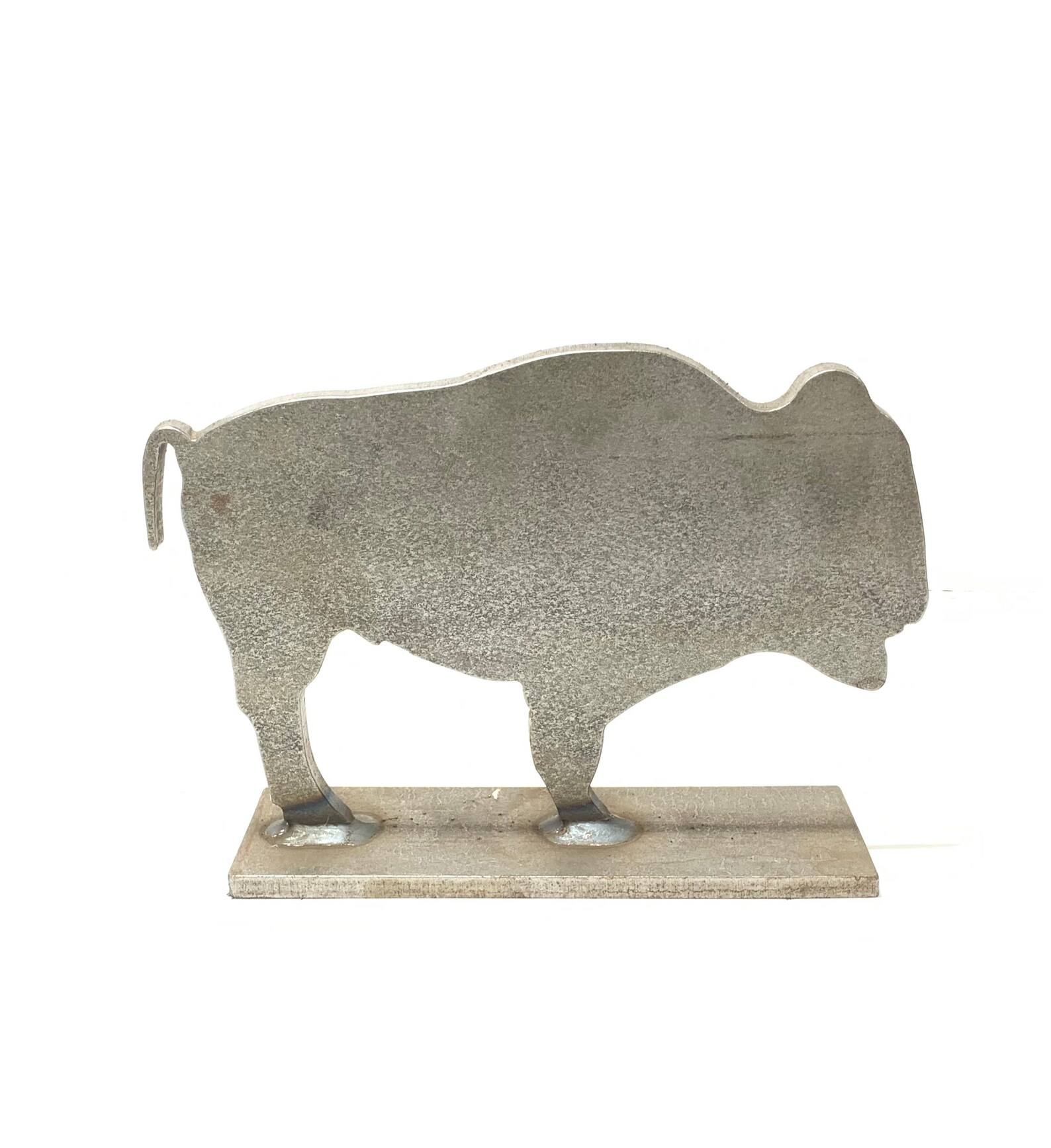 AR500 Buffalo Bison Silhouette Animal Steel Knock-over Target 12"x 8"x ...