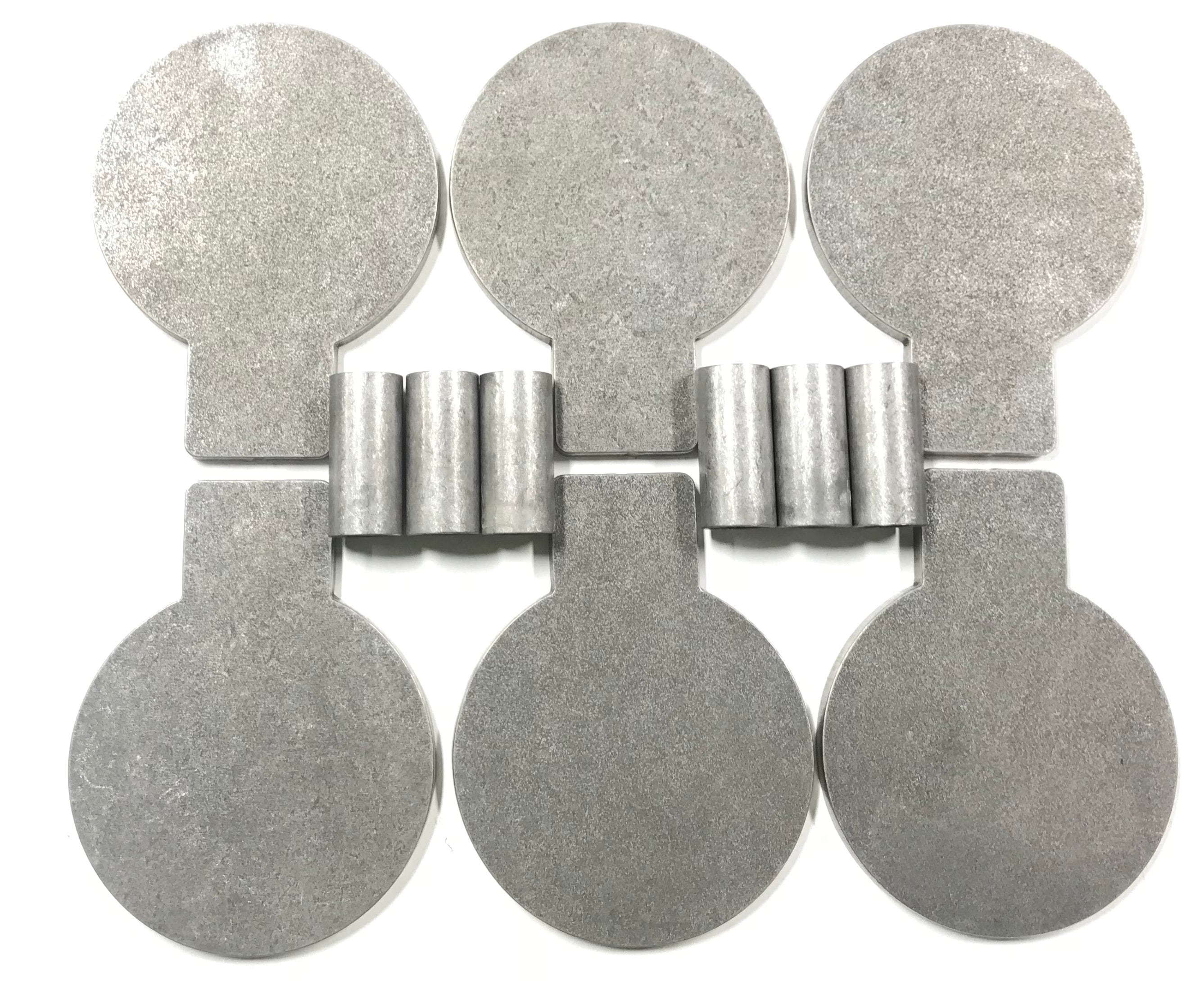 AR500 6"x 3/8" Steel Target Plate Rack DIY Kit Heavy Duty Pivot Tubes ...